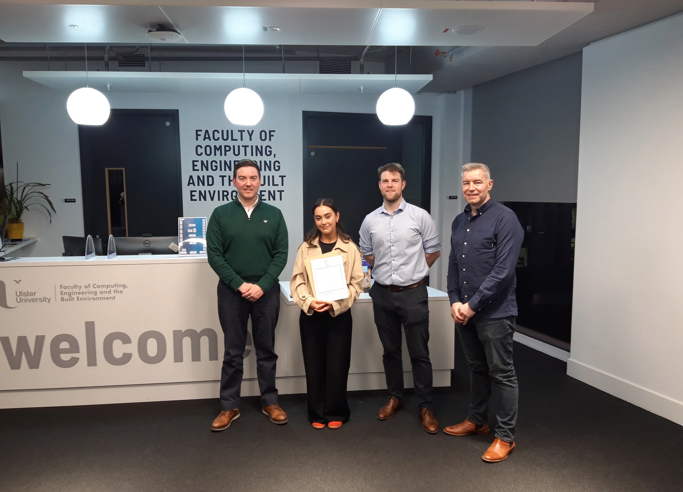 Ulster University Best Placement Student Award | Harvey Group
